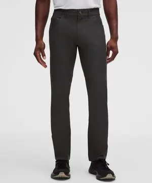 Lululemon Easy Five Slim-straight Pant 34l - Graphite Grey