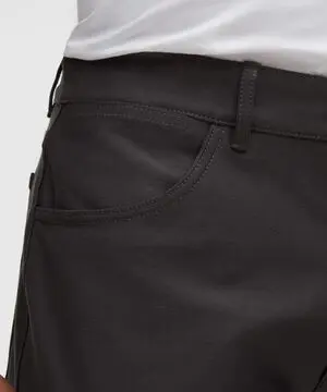 Lululemon Easy Five Slim-straight Pant 34l - Graphite Grey