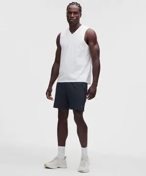 Lululemon Mesh-paneled Tennis Short - True Navy
