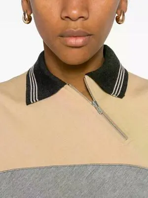 Miu Miu Half-zip Polo-collar Mini Dress