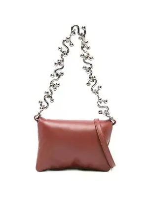 Sportmax Mini Soffy Chain-strap Leather Shoulder Bag - Red