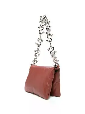 Sportmax Mini Soffy Chain-strap Leather Shoulder Bag - Red
