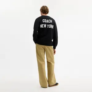 COACH Knit Cardigan With C Patch