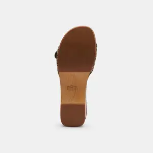 COACH Margot Wooden Sandal In Signature Jacquard