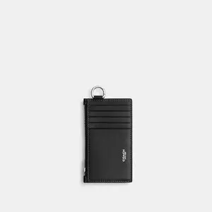 COACH Zip Card Case With Teddy Graphic