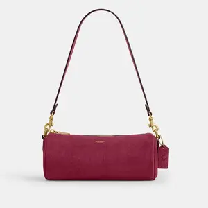 COACH Barrel Bag Brass/dark Fuchsia