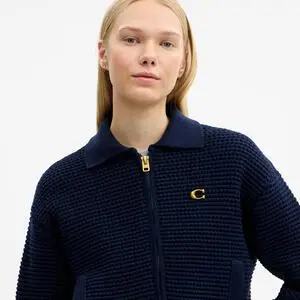 COACH Zip-front Cardigan