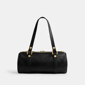 COACH Kisslock Barrel Bag