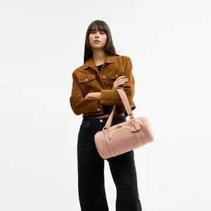 COACH Kisslock Barrel Bag - Brass/nuage