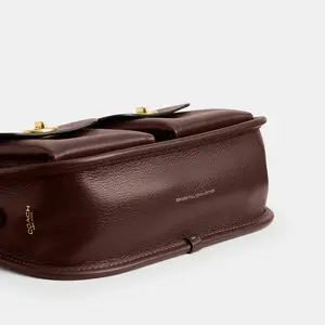 COACH Twin Turnlock Waverly Bag - Brass/maple