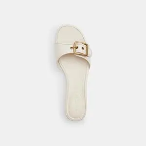 COACH Margot Flat Sandal - Chalk