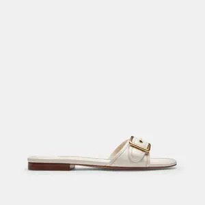 COACH Margot Flat Sandal - Chalk