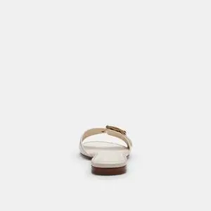 COACH Margot Flat Sandal - Chalk