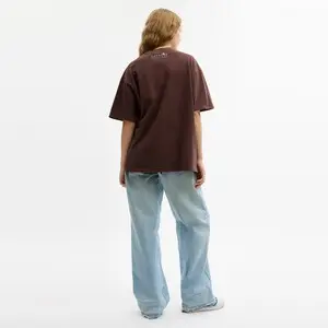 COACH Hardware Relaxed T-shirt In Organic Cotton - Brown