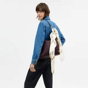 COACH Charms Print Silk Square Scarf