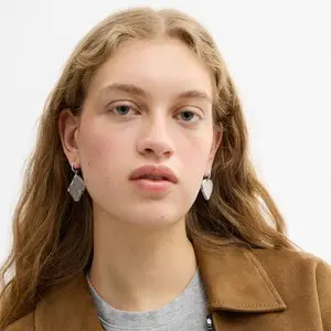 COACH Heart Locket And Book Mismatch Earrings
