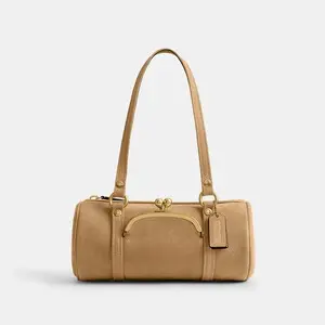 COACH Kisslock Barrel Bag 28 - Brass/soul