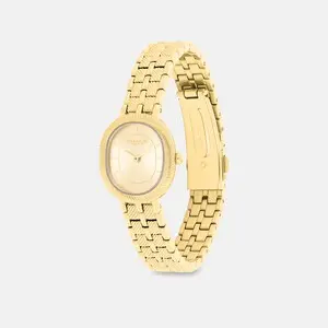 COACH Harlow Watch, 23.8mm X 26mm - Gold