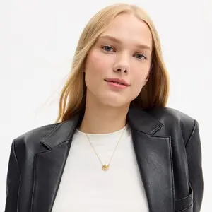 COACH Interlocking Circles Pendant Necklace