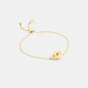 COACH COACH Interlock Slider Bracelet Gold