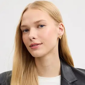 COACH Interlock Drop Earrings