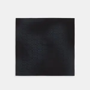 COACH Textured Signature Print Bandana - Black