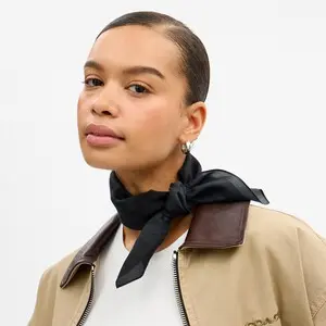 COACH Textured Signature Print Bandana