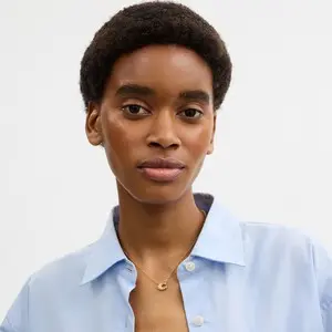 COACH Pavé C Necklace - Gold