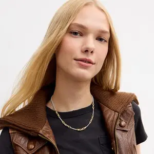 COACH Linked C Chain Necklace