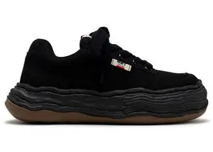 Mihara Yasuhiro Oliver Og Sole Canvas Low Sneakers - Black