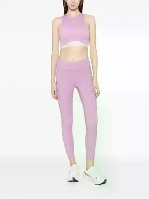 On 2-in-1 Crop Sports Bra - Pink