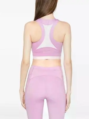 On 2-in-1 Crop Sports Bra - Pink