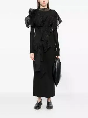 Yohji Yamamoto Asymmetric Darts 3d Blouse