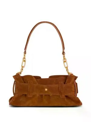 Balmain Clutch With Buckle - Brown