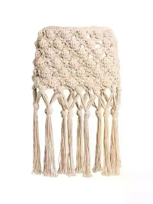 Balmain Crochet Knit Skirt