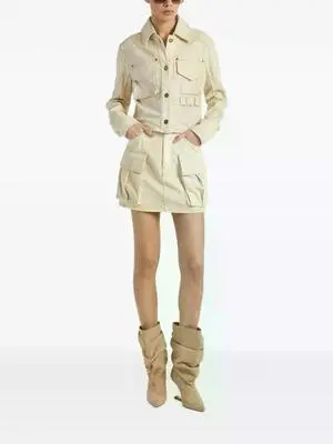 Balmain Denim Mini Skirt