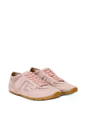 Balmain Racer 45 Macramé Sneakers - Pink