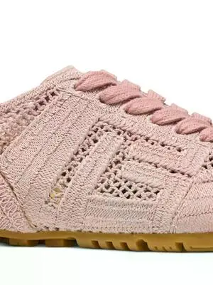 Balmain Racer 45 Macramé Sneakers - Pink