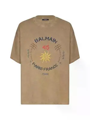 Balmain Crew-neck Short-sleeve T-shirt