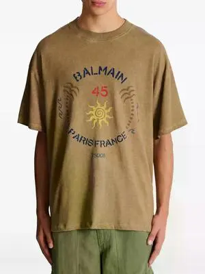 Balmain Crew-neck Short-sleeve T-shirt