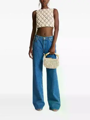 Balmain Tie-detail Top - Neutrals