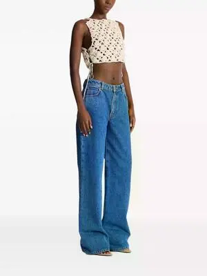 Balmain Tie-detail Top - Neutrals