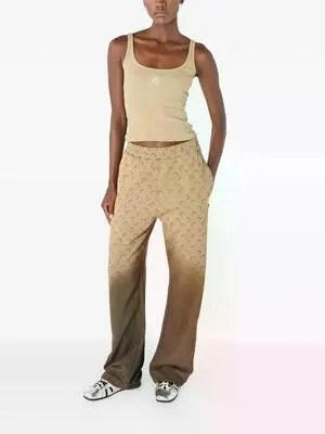 MARINE SERRE Ribbed Logo Tank Top