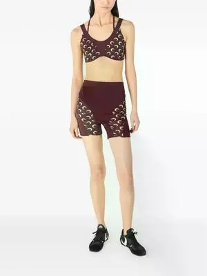 MARINE SERRE Athleisure Mini Shorts