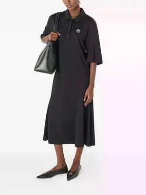 MARINE SERRE Logo Polo Dress