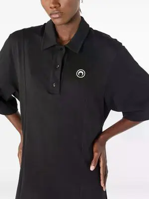 MARINE SERRE Logo Polo Dress