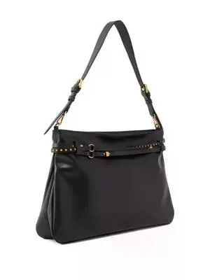 Pinko Studded Leather Shoulder Bag