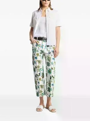FAY Floral Pocket Trousers