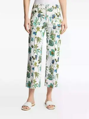 FAY Floral Pocket Trousers