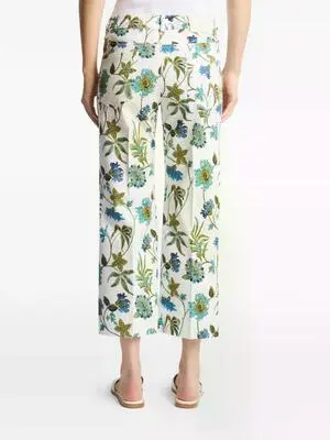 FAY Floral Pocket Trousers